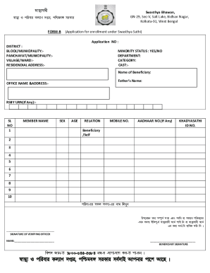 Fillable Online swasthya sathi form fill up - YouTube Fax Email Print ...