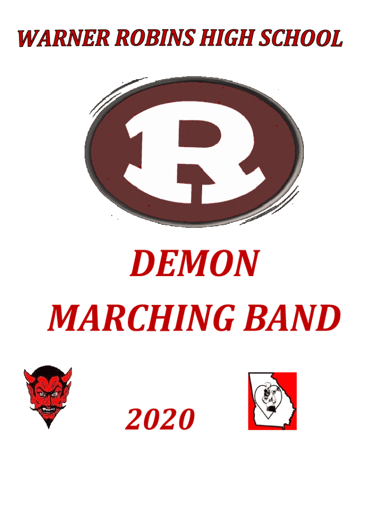 Fillable Online About WRHS BandWarner Robins High School Demon Band Fax ...