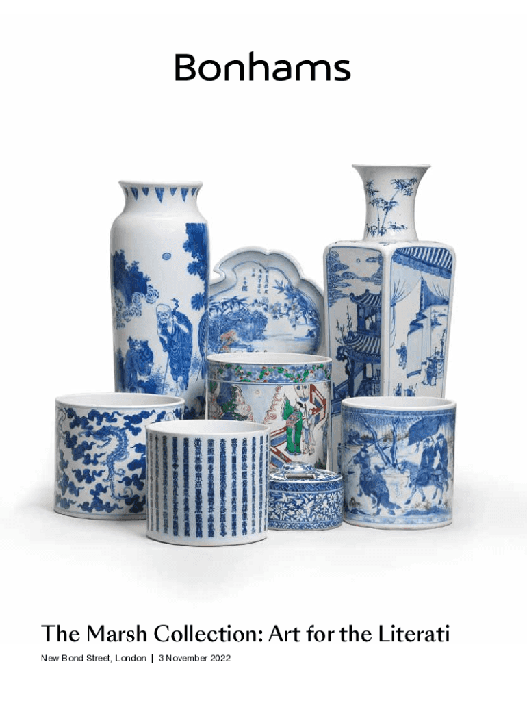 Fillable Online The Marsh Collection: Art for the Literati - Bonhams ...