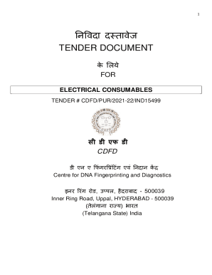Fillable Online Tender Document ELECTRICAL WORKS-PORTAL ... - NPCC Fax ...