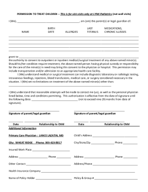 Fillable Online New Patient Paperwork - A Bright Future Pediatrics Fax ...