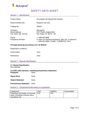 Fillable Online IAQ 6000 - Safety Data Sheet Fax Email Print - pdfFiller