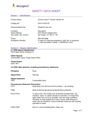 Fillable Online Water - Safety Data Sheet - LabChem Fax Email Print ...