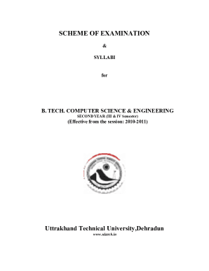 Fillable Online Written Scheme of Examination Documents at Mandate ...