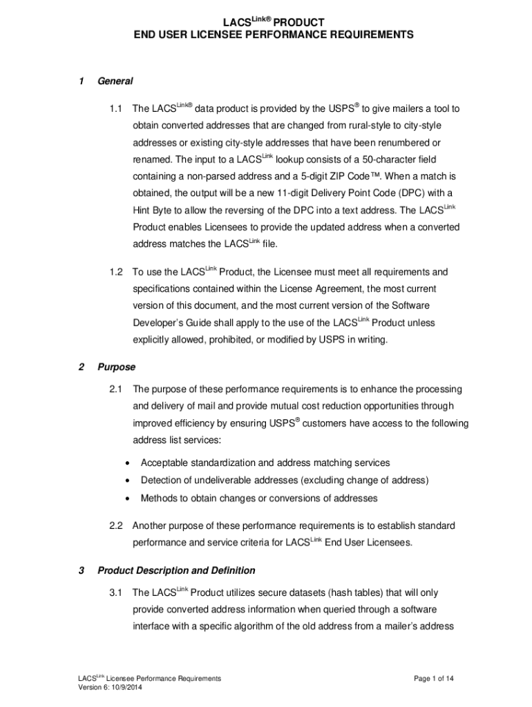 Fillable Online How to recognize a LACSLink Converted Address ...