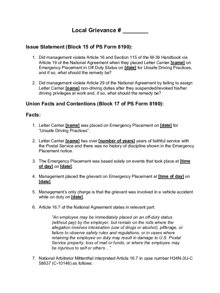 Fillable Online Part 3, Section 19: Grievance Committee's Review of an ...