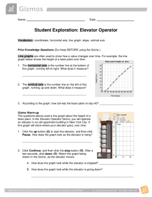 Fillable Online Copy of Graphing Skills SE gizmo - Name: Ruby Smith ...