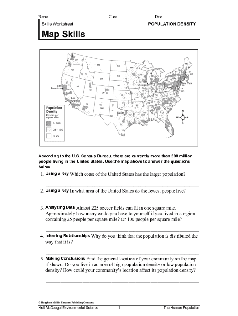 Fillable Online holt environmental science skills worksheet Fax Email ...