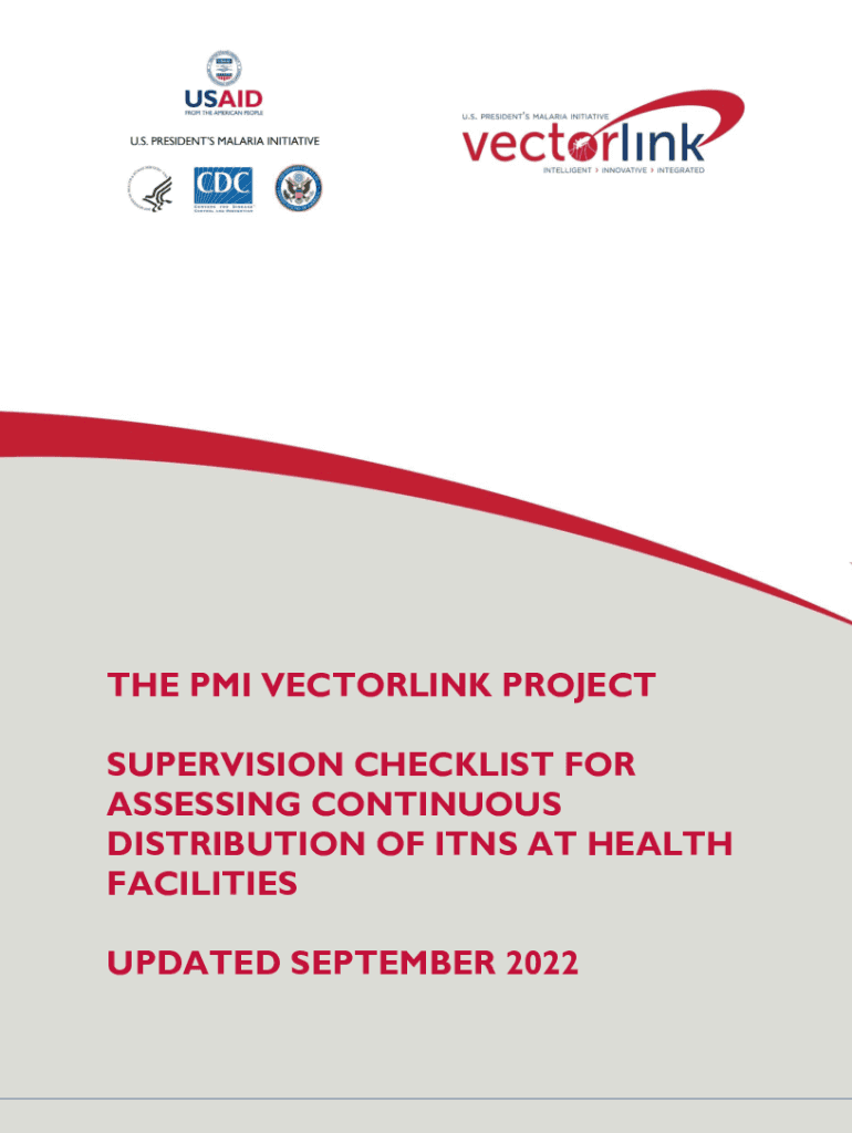 Fillable Online The U.S. President's Malaria Initiative VectorLink Project Fax Email Print ...
