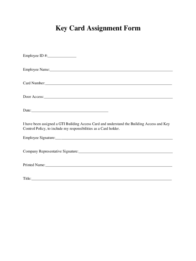 Fillable Online Key Cards Sample Clauses - Law Insider Fax Email Print - pdfFiller