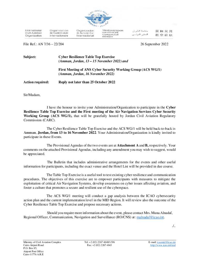 Fillable Online The Department of Defense Cyber Table Top Guide Fax ...