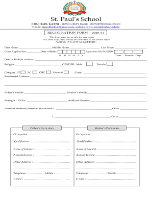 Fillable Online St. Paul's School Fax Email Print - pdfFiller