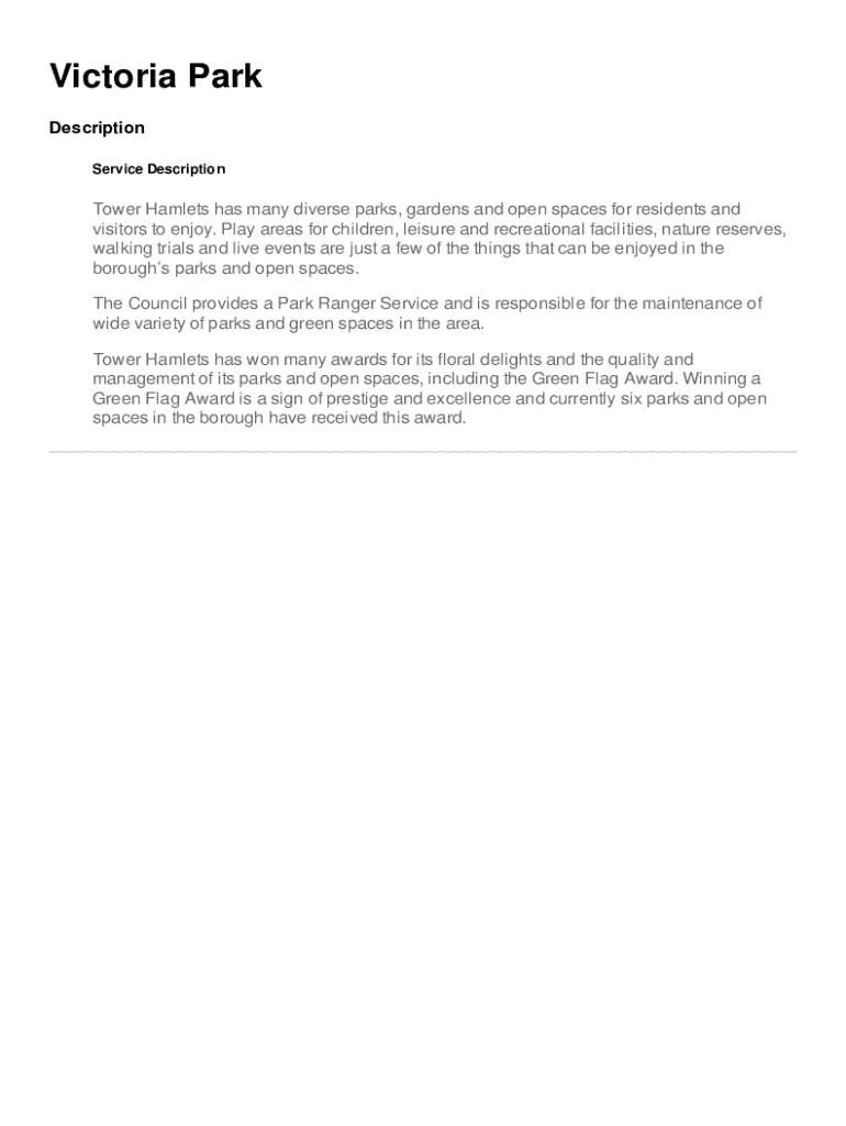 Fillable Online The Future of Birmingham's Parks and Open Spaces Fax ...