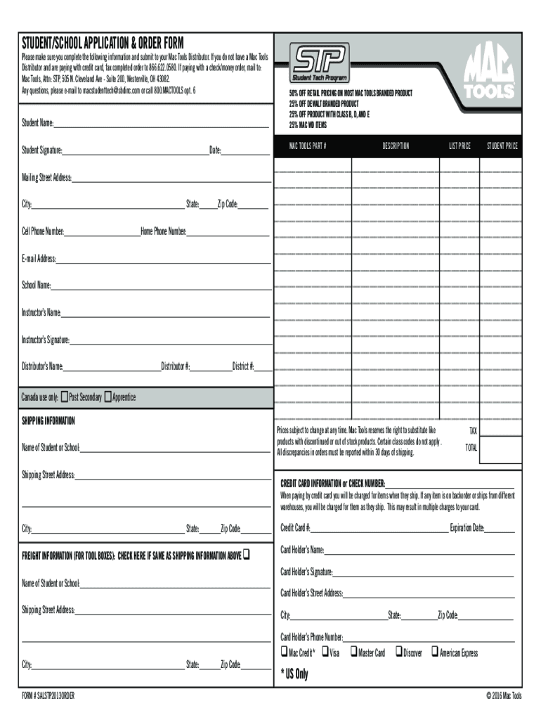 Fillable Online School Application Form Template - Jotform Fax Email ...