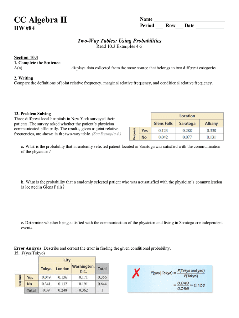 Fillable Online ALGEBRA II (Common Core) - JMAP Fax Email Print - pdfFiller