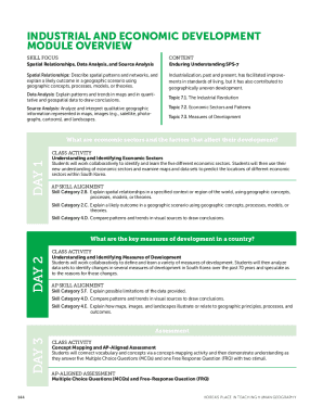 Fillable Online INDUSTRIAL AND ECONOMIC DEVELOPMENT MODULE ... Fax ...