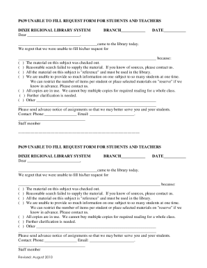 Fillable Online p639 unable to fill request form for students and teachers Fax Email Print ...