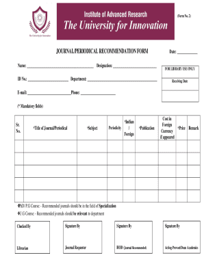 Fillable Online Counselor or Principal Recommendation Form -dcps Fax ...