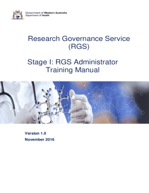 Fillable Online RGS Training Manual-RGS Administrator. Word Template ...