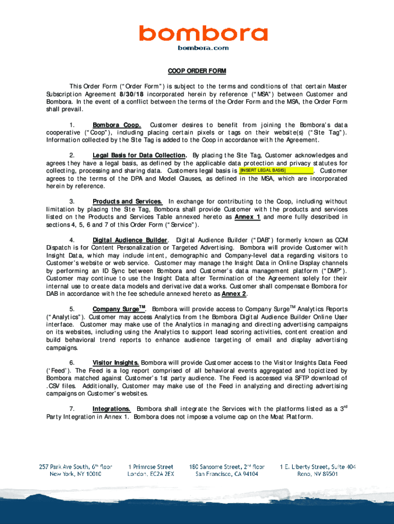 Fillable Online BPA Media Exchange Onboarding KitBPA Member Fax Email ...