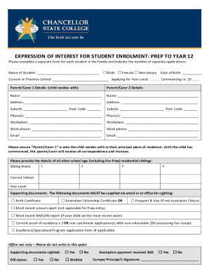 Fillable Online chancellorsc eq edu Touch Football Application Form ...