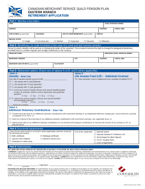 Remplissable En Ligne canadian merchant service guild pension plan ...