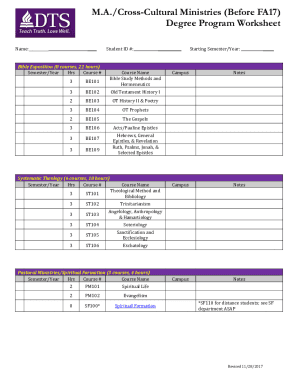 Fillable Online MACE Degree Completion Plan - Students Fax Email Print ...