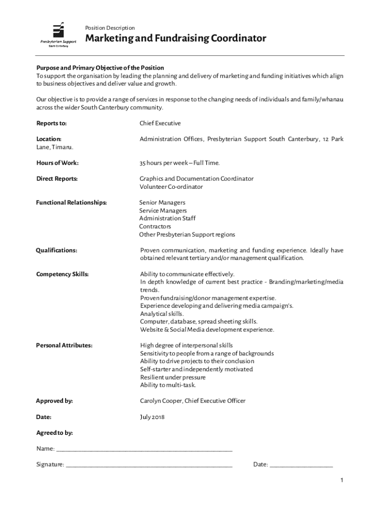Fillable Online Fundraiser Job Description TemplateLinkedIn Talent ...