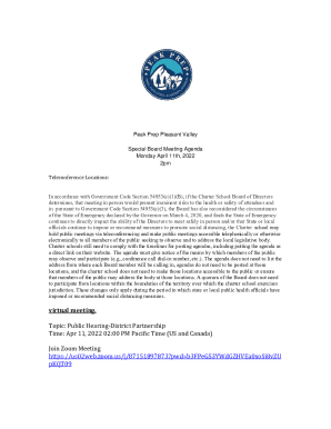 Fillable Online Peak Prep Pleasant Valley - Facebook Fax Email Print ...