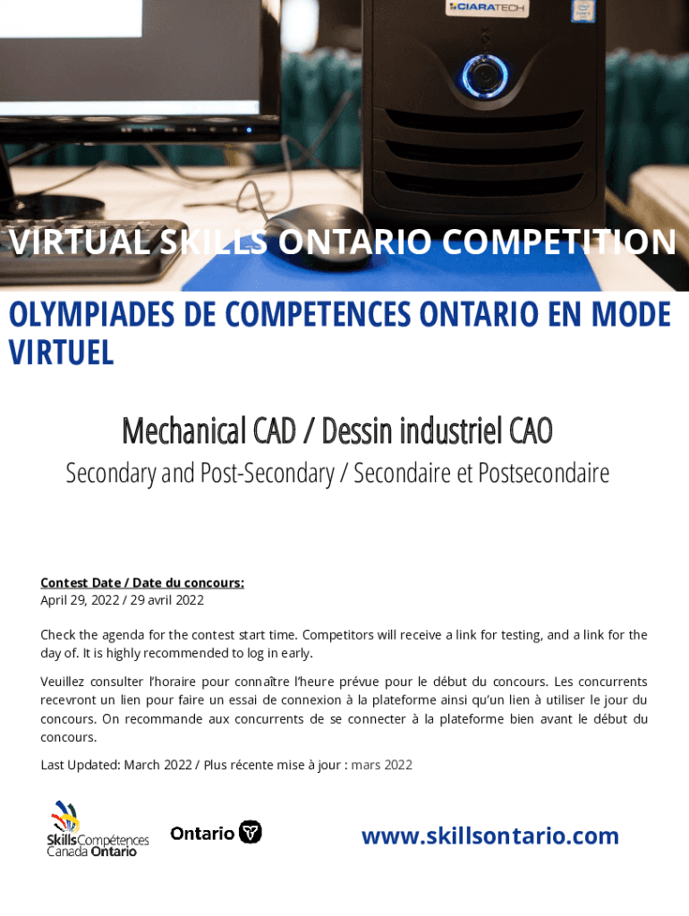 Remplissable En Ligne Fashion Design / Cration de mode - Skills Ontario ...