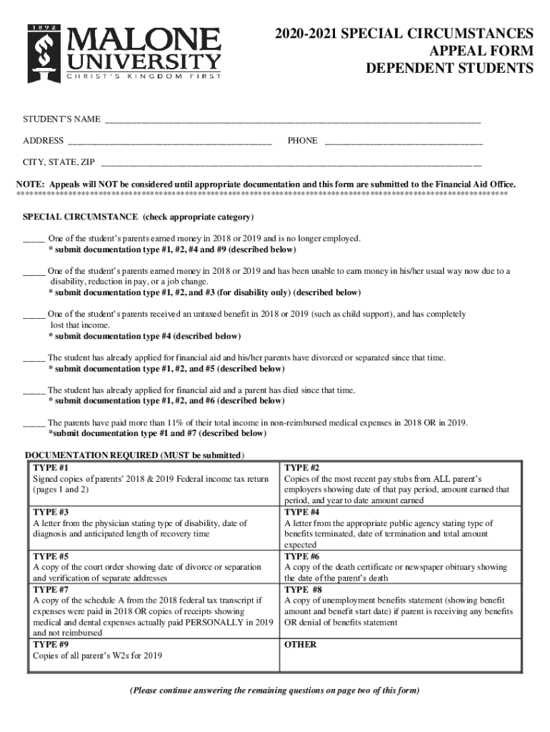 Fillable Online 20212022 Independence Appeal Form Fax Email Print ...