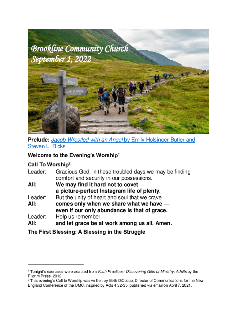 Fillable Online Prelude: Jacob Wrestled with an Angel by Emily ...