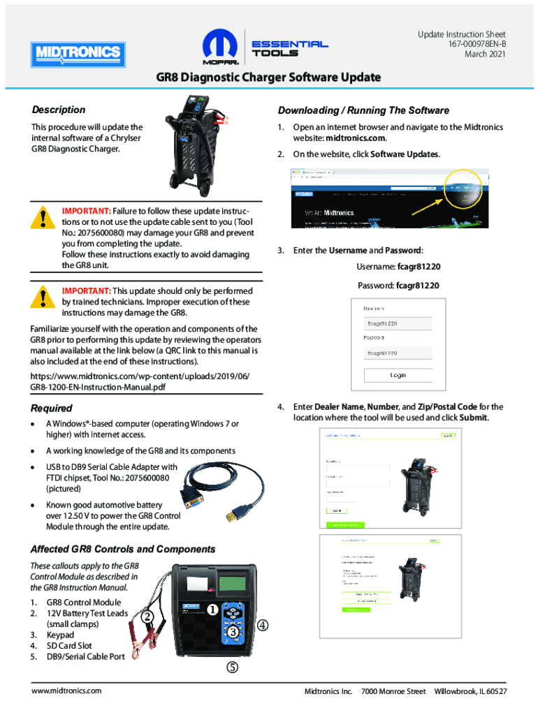 Fillable Online GRX-3080-KIT-UK - GRX Battery tester/charger with cart ...