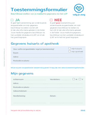 Invulbaar Online VolgjezorgGrip op je medische gegevens Fax Email ...