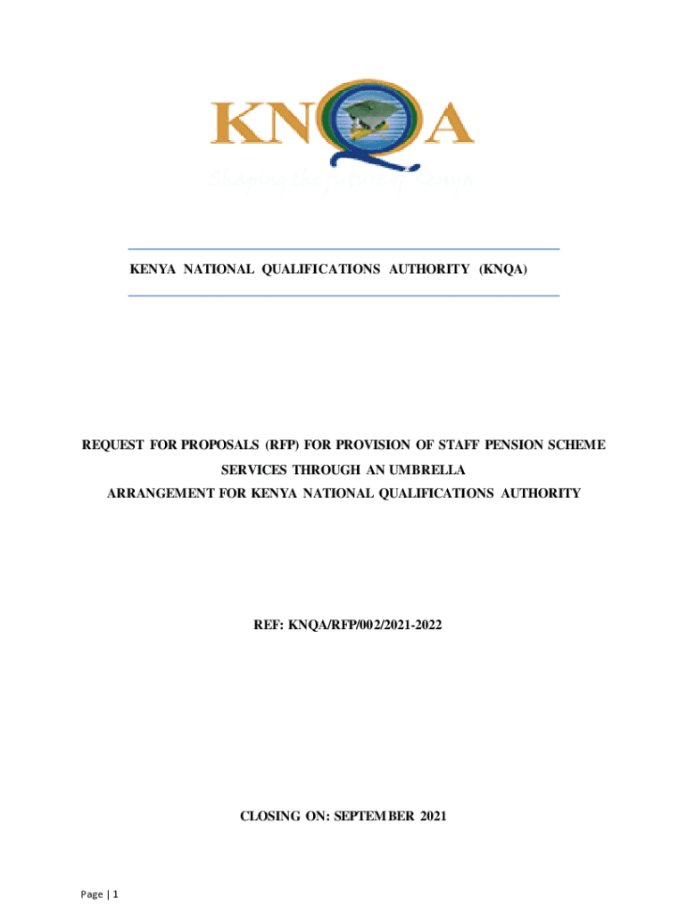 Fillable Online Tenders - Nairobi - CPF Financial Services Fax Email ...