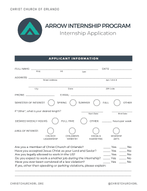 Fillable Online TCH Child Life Internship Application.pdf Fax Email Print - pdfFiller