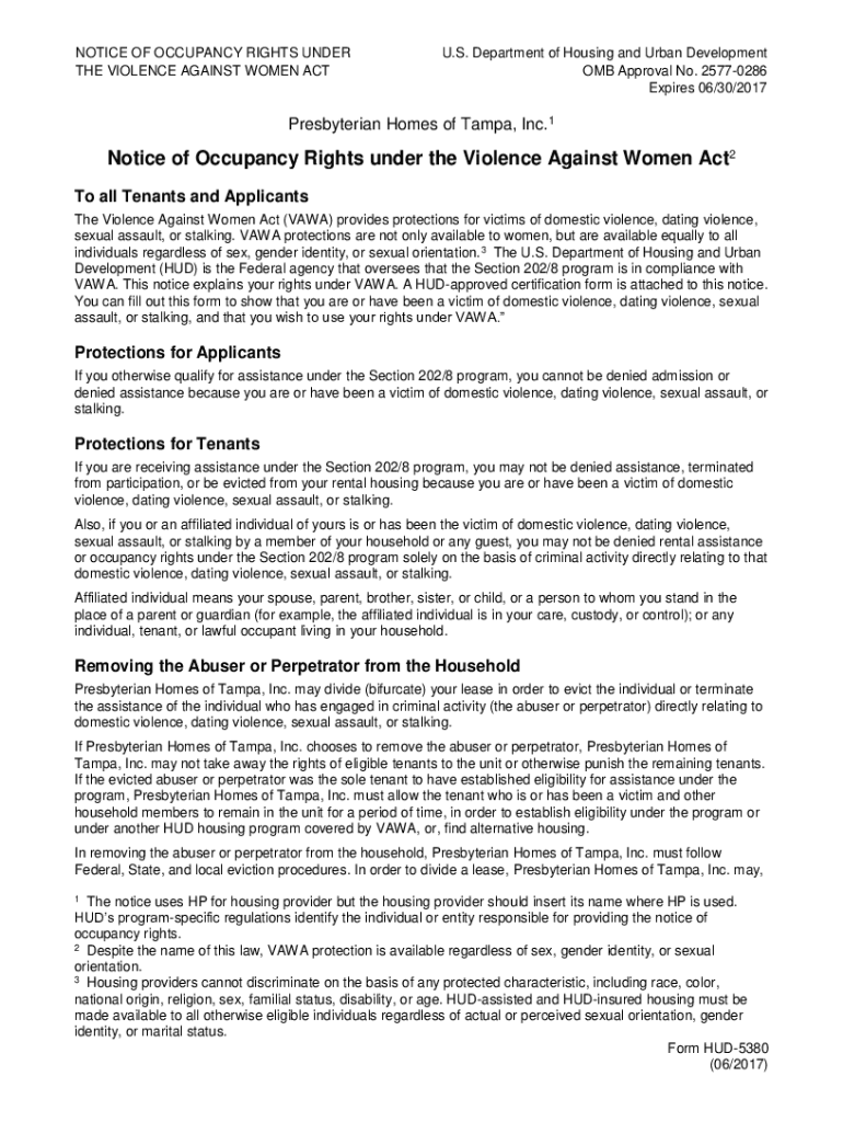Fillable Online Violence Against Women Act Fact Sheet (VAWA) Fax Email ...
