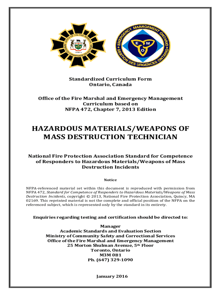 Fillable Online Hazardous Materials/Weapons of Mass Destruction Mission ... Fax Email Print ...