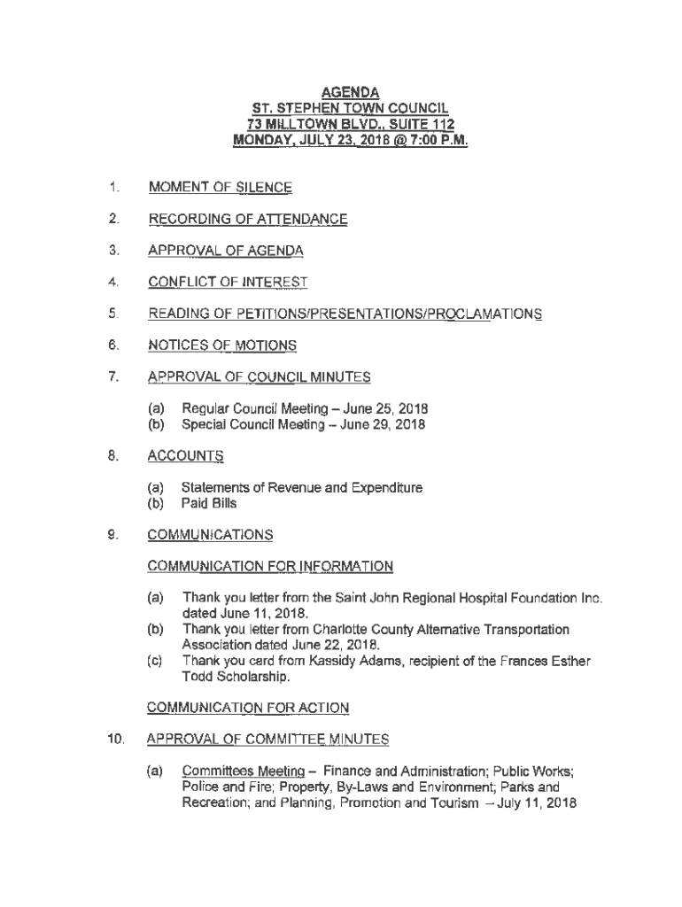 Fillable Online town ststephen nb St. Stephen - Community Profile ...