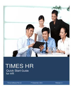 Fillable Online TIMES SOFTWARE: Singapore Preferred Payroll and HR Fax ...