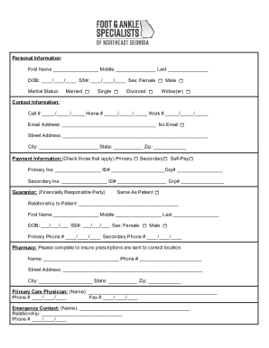 Fillable Online New Individual Client Form Primary Taxpayer Information ...