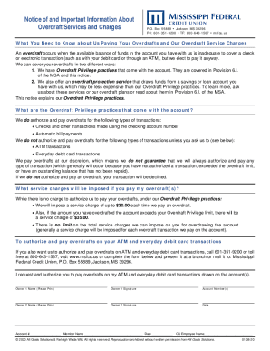 Fillable Online Overdraft Privileges Opt-Out Request Fax Email Print ...