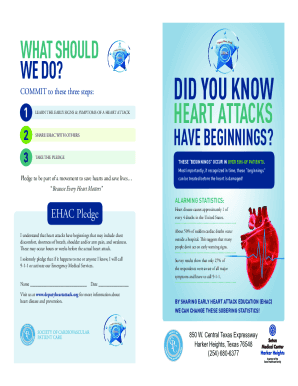 Fillable Online Heart Attack Symptoms: What to Do in an Emergency ...
