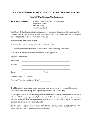 Fillable Online application.pdf - SOUTHERN UNION STATE COMMUNITY ...