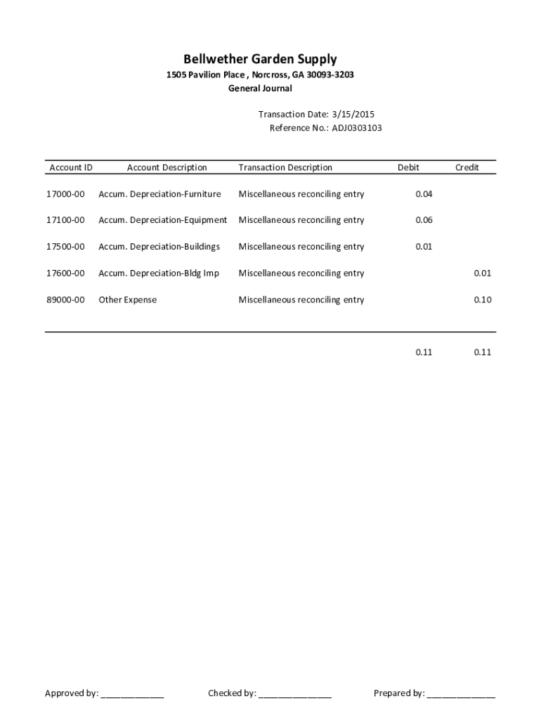 Fillable Online General Journal VouchersSAMPLE.xlsm Fax Email Print ...