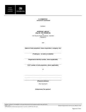 Fillable Online Merchant Agreement E Commerce.doc 09Oct15SD2 Fax Email ...