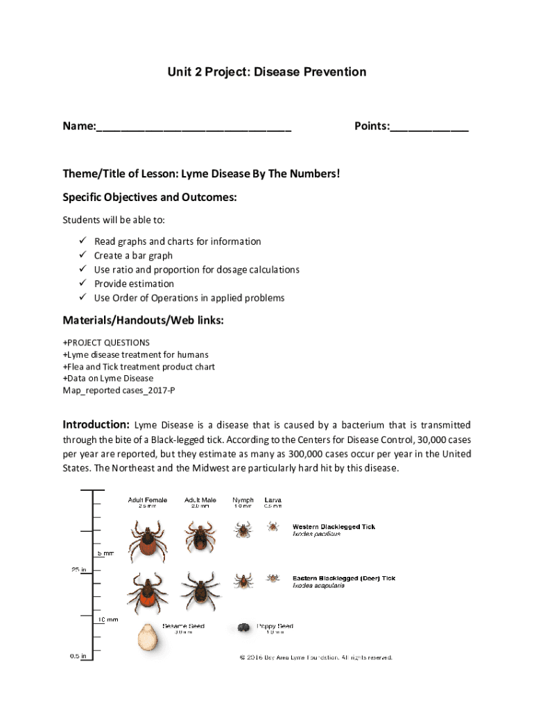 Fillable Online Sample Ticks and Tick-borne Disease Training Program ...