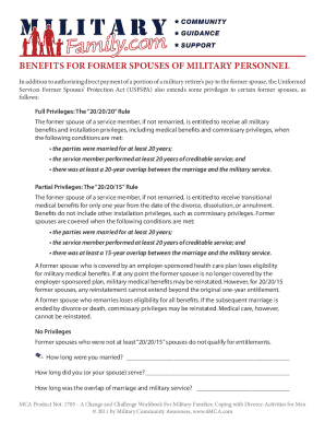 Fillable Online DD2293, "Application for Former Spouse Payments from ...