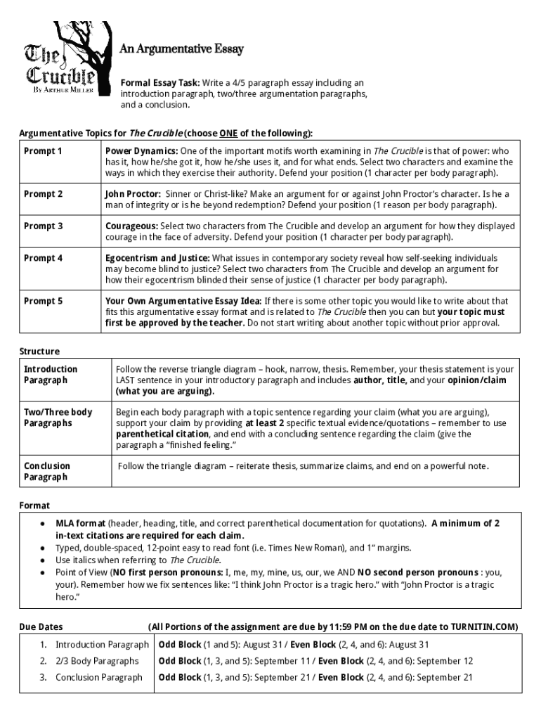 Fillable Online How to Write an Argumentative EssayExamples & Tips Fax Email Print - pdfFiller