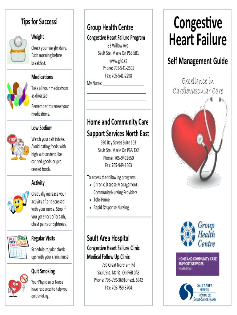 Fillable Online For Heart Failure - St Vincent's Heart Health Fax Email ...
